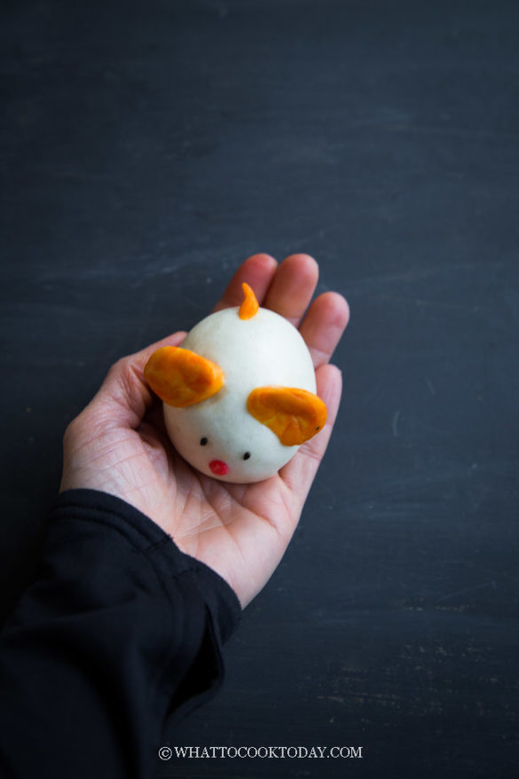 Chinese New Year The Year of Rat Steamed Buns - What To Cook Today