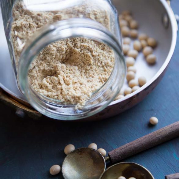 How To Make Roasted Soybean Flour /Kinako Powder (Plain or Spiced)