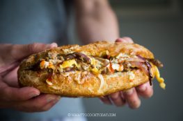 Singapore Roti John (Omelette Baguette Sandwich)