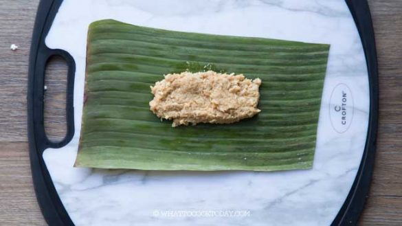Lepat Ubi Kayu / Lemet /Ketimus Singkong (Steamed Cassava Cake)