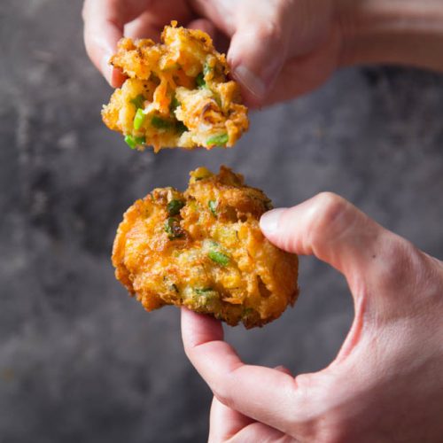 Easy Cucur Sayur / Bakwan Sayur (Sourdough Discard Option)