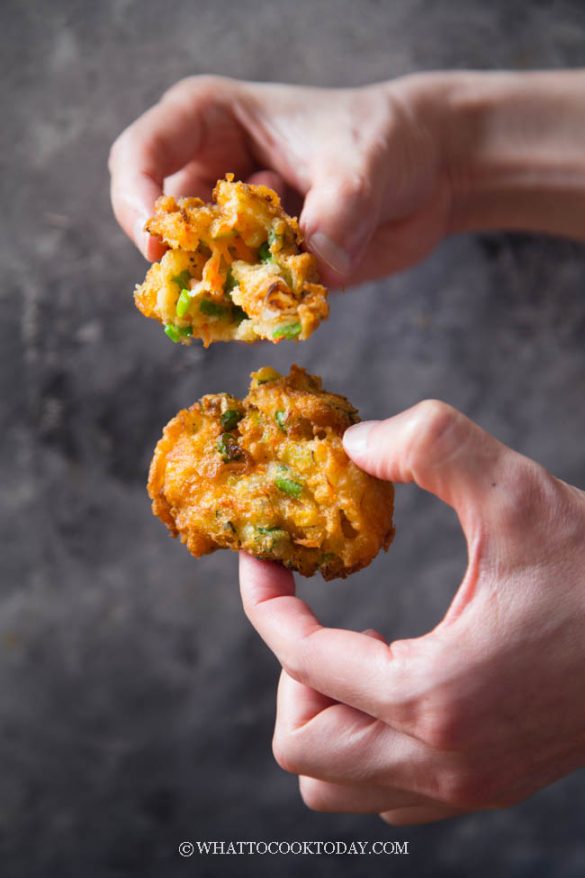 Easy Cucur Sayur / Bakwan Sayur (Sourdough Discard Option)