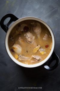 Easy Taiwanese Sesame Wine Chicken Mee Sua