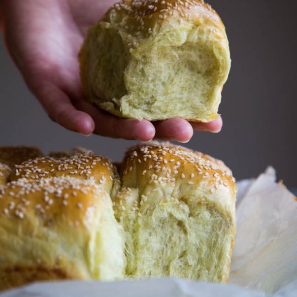 Shio Pan / Japanese Buttery Salty Bread (Poolish Bread)
