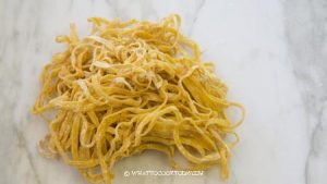 Fish Ball Mee Pok Noodle (Mee Pok Tah)