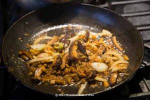 Chinese Steamed Whole Fish with Preserved Radish (Chye Poh) and Mushroom