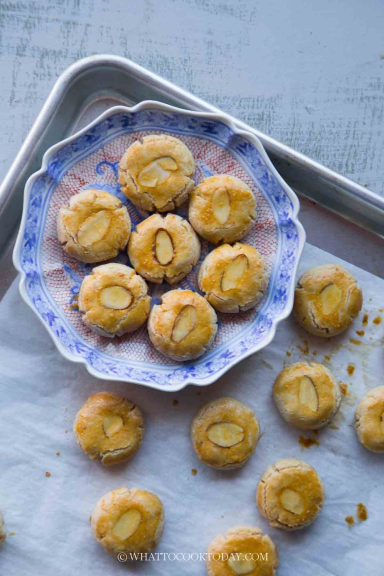 Macau Mung Bean Almond Cookies - What To Cook Today