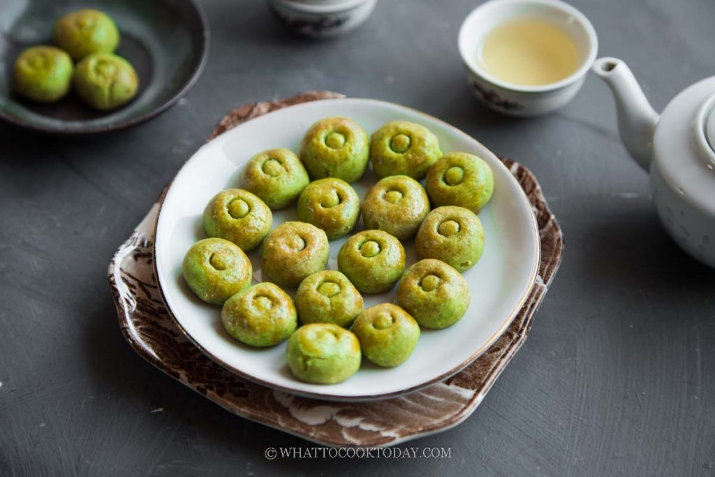Easy Green Pea Cookies (Chinese New Year)