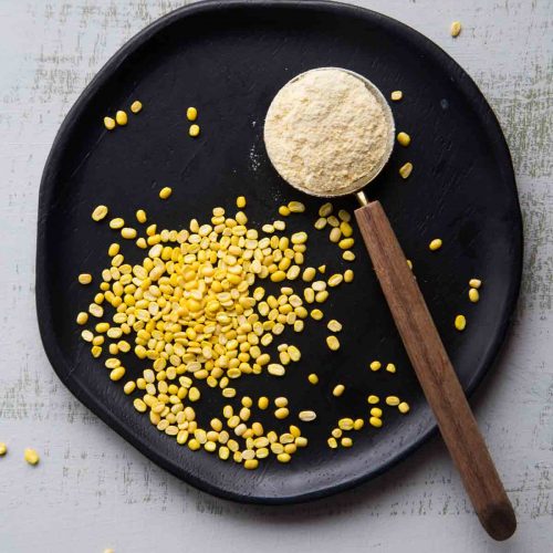 Easy Homemade Mung Bean Flour (Moong Dal Flour)