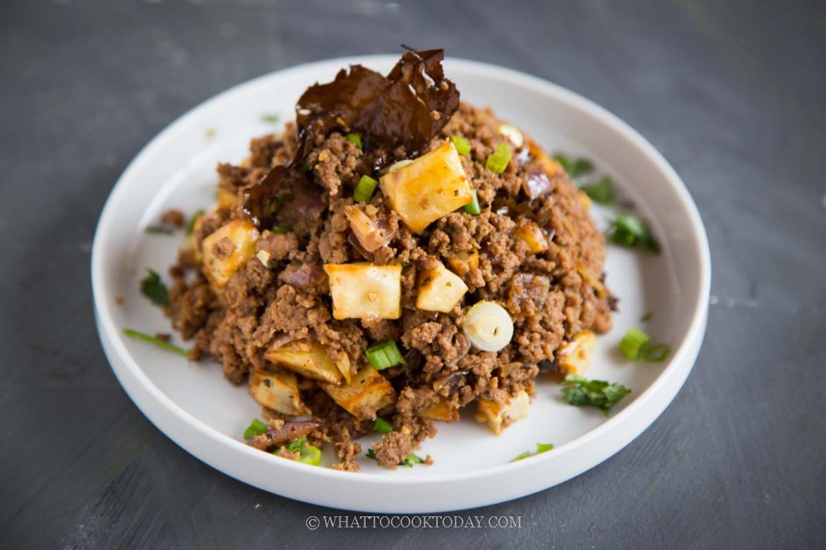 Easy Macanese Minchi/Minchee (Minced Meat Potato Hash)