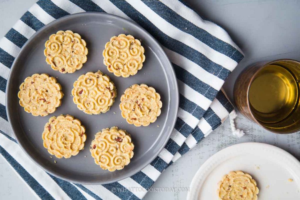 Macau Mung Bean Almond Cookies - What To Cook Today