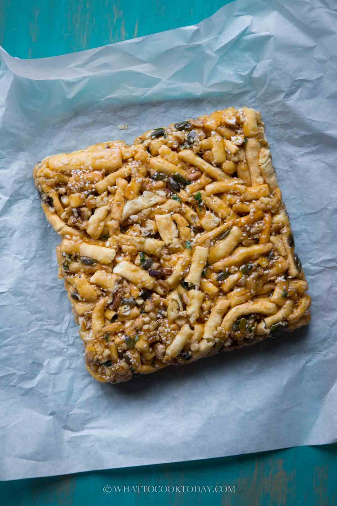 Easy Sachima (Shaqima / Chinese Soft Flour Cake)