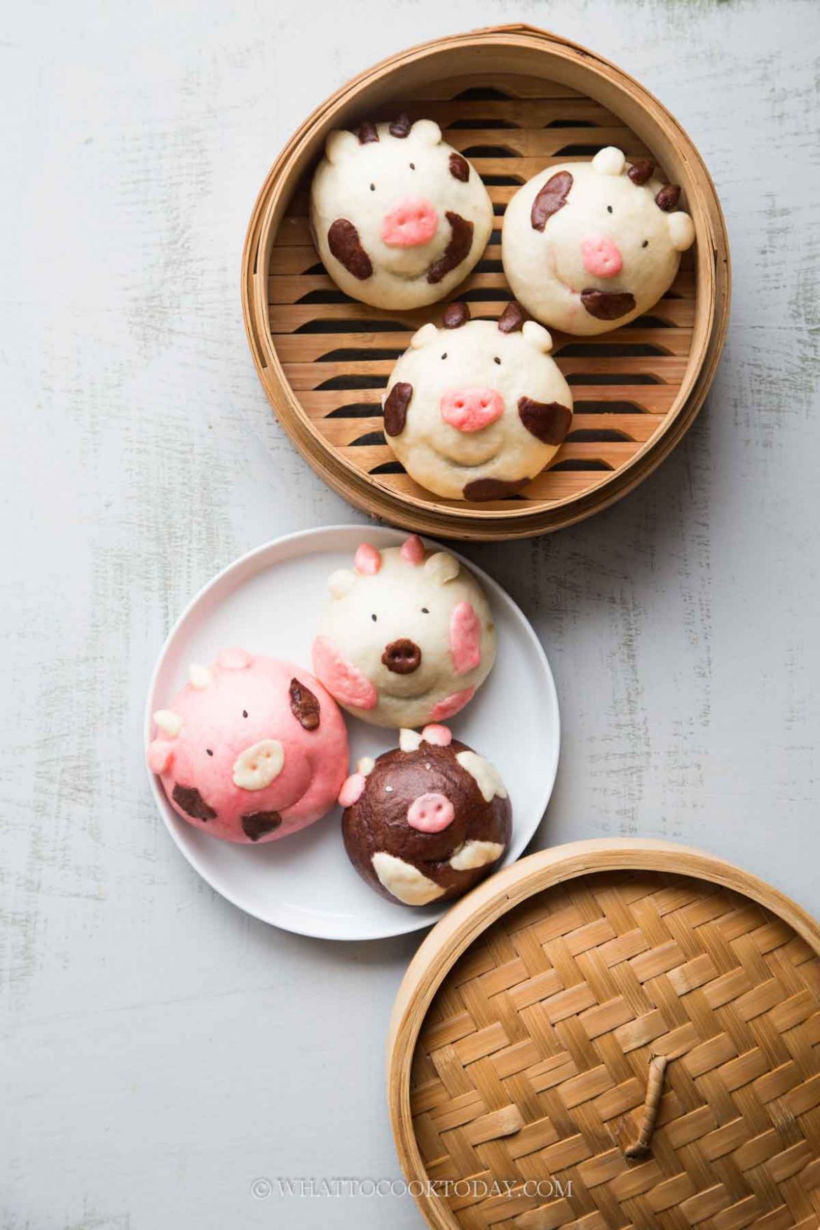 The Year of Ox Steamed Buns (Baozi) - What To Cook Today