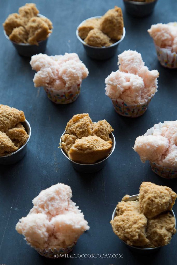 Easy Soft and Fluffy Rice Flour Huat Kueh (No Yeast, No ENO)