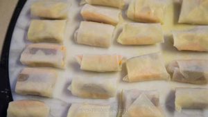Fried Nian Gao, Taro, Sweet Potato Spring Rolls (Air-Fryer Version)