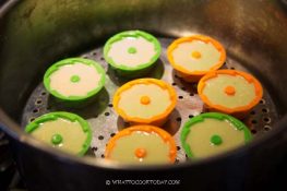 Putu Ayu /Apam Puteri Ayu Pandan (Steamed Pandan Coconut Cake)