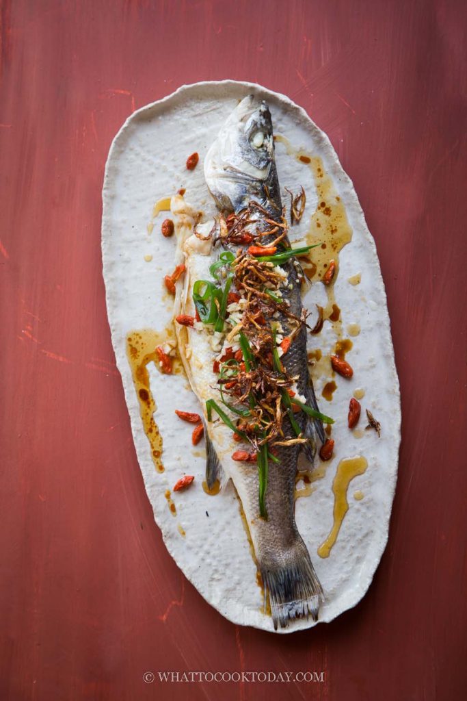 Easy Steamed Fish with Crispy Ginger