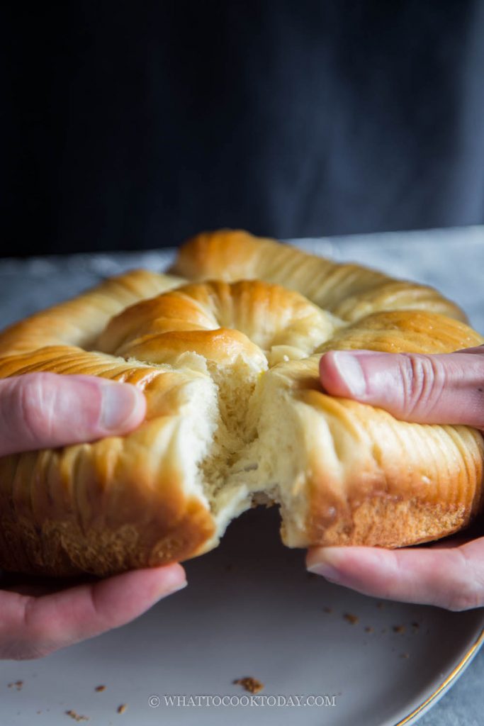 Wool Roll Milk Bread with Char Siu Filling (Tangzhong method)
