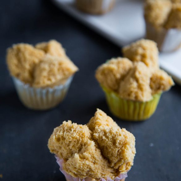 Pumpkin Huat Kueh /Moho Kueh (with yeast)