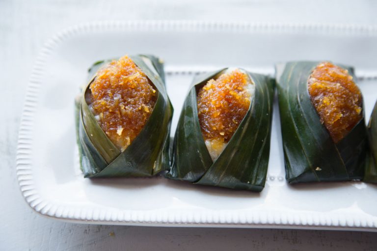 How To Make Nyonya Pulut Inti (Pressure cooker or stove-top)