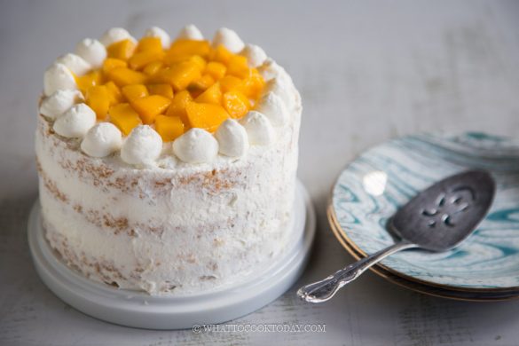 How To Make Mango Sponge Layer Cream Cake