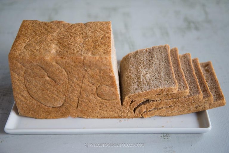 Soft Wholemeal /Whole Wheat Pullman Loaf (Pain De Mie)