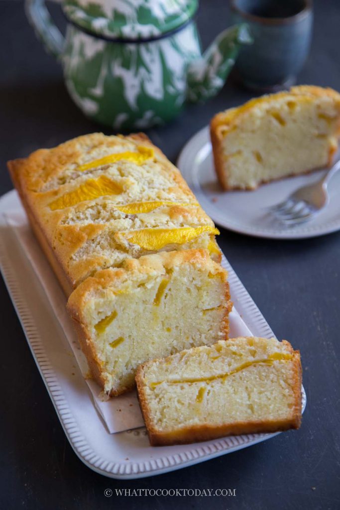 Mango Butter Cake / Kek Mentega (Whole-Egg Method)