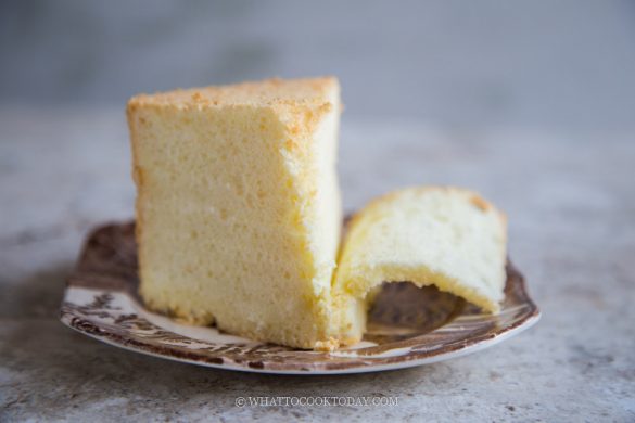 Soft and Fluffy Tofu Chiffon Cake