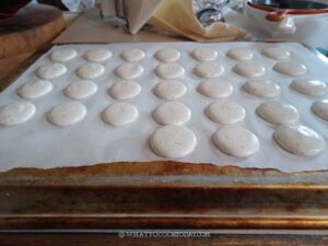 French Macarons with Taro Buttercream (French Method)