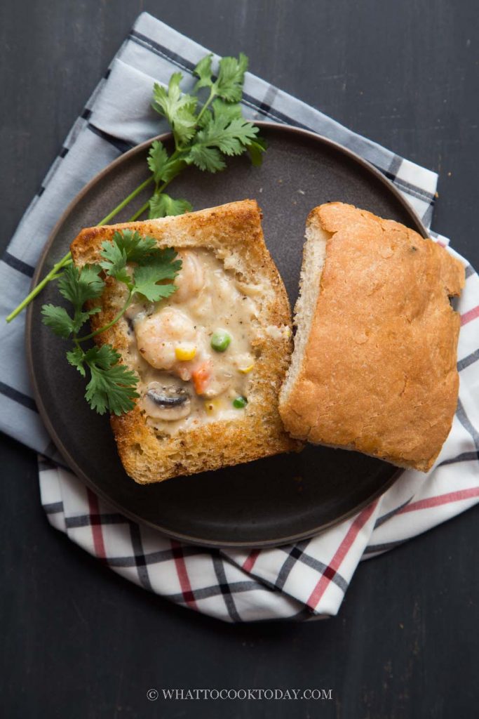 Easy Taiwan Coffin Bread (棺材板)