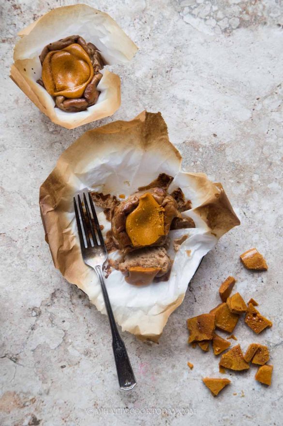 Dalgona Candy Coffee Basque Burnt Cheese Cupcakes