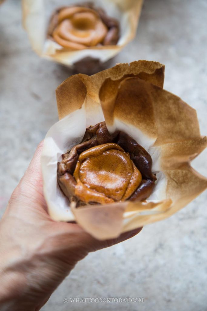 Dalgona Candy Coffee Basque Burnt Cheese Cupcakes