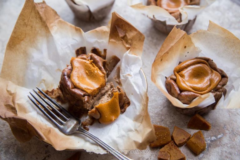 Dalgona Candy Coffee Basque Burnt Cheese Cupcakes