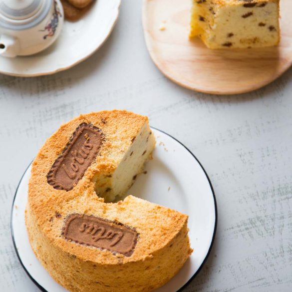 Soft and Fluffy Coffee Chiffon Cake