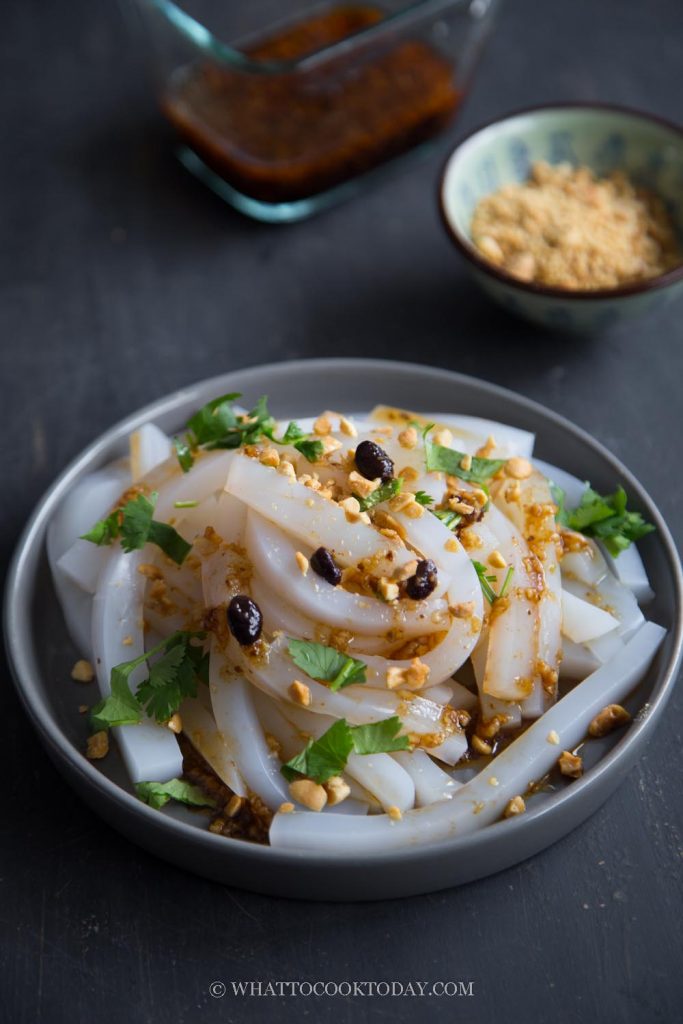 Liang Fen - 凉粉 (Cold Spicy Mung Bean Jelly Noodle)