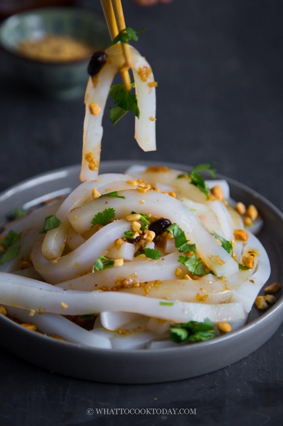 Liang Fen - 凉粉 (Cold Spicy Mung Bean Jelly Noodle)