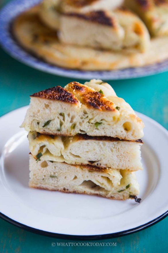 Shanghai Yeasted Scallion Pancake/Flatbread