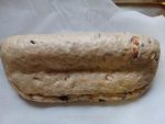 Easy Stollen with Chocolate Chips and Marzipan (Christstollen)