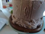 Chocolate Yule Log Tree Stump Cake (with Vertical Layer)