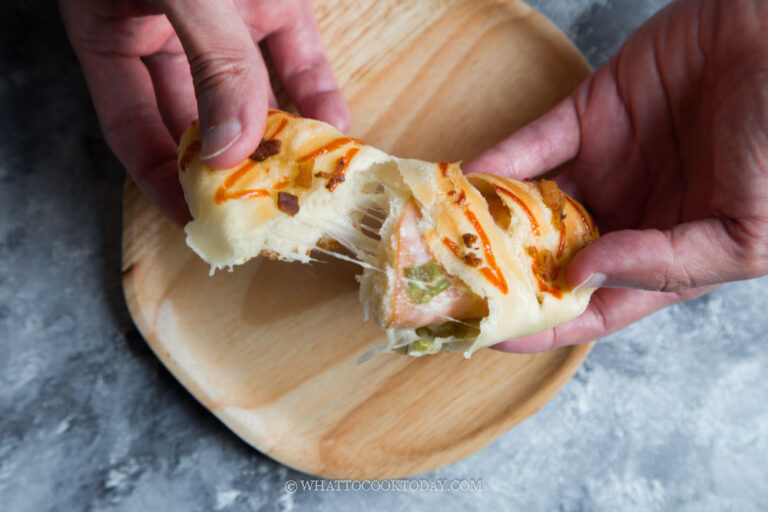 Chinese Bakery-Style Ham and Cheese Buns (with Poolish)