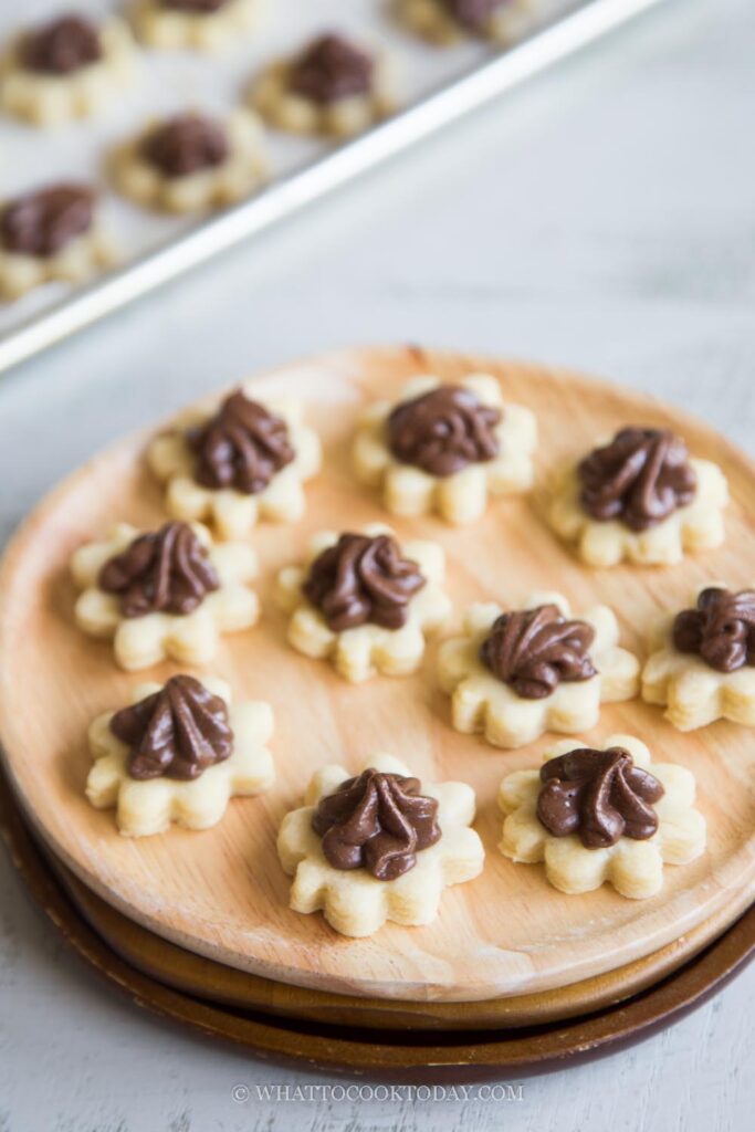Eggless Nutella Tart Cookies