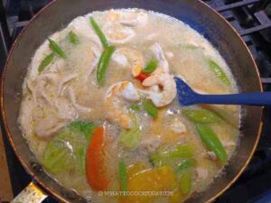 Easy Seafood Mui Fan (Seafood Egg Gravy with Rice )