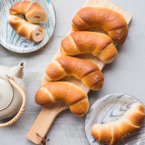 Shio Pan / Japanese Buttery Salty Bread (Poolish or Sourdough options)