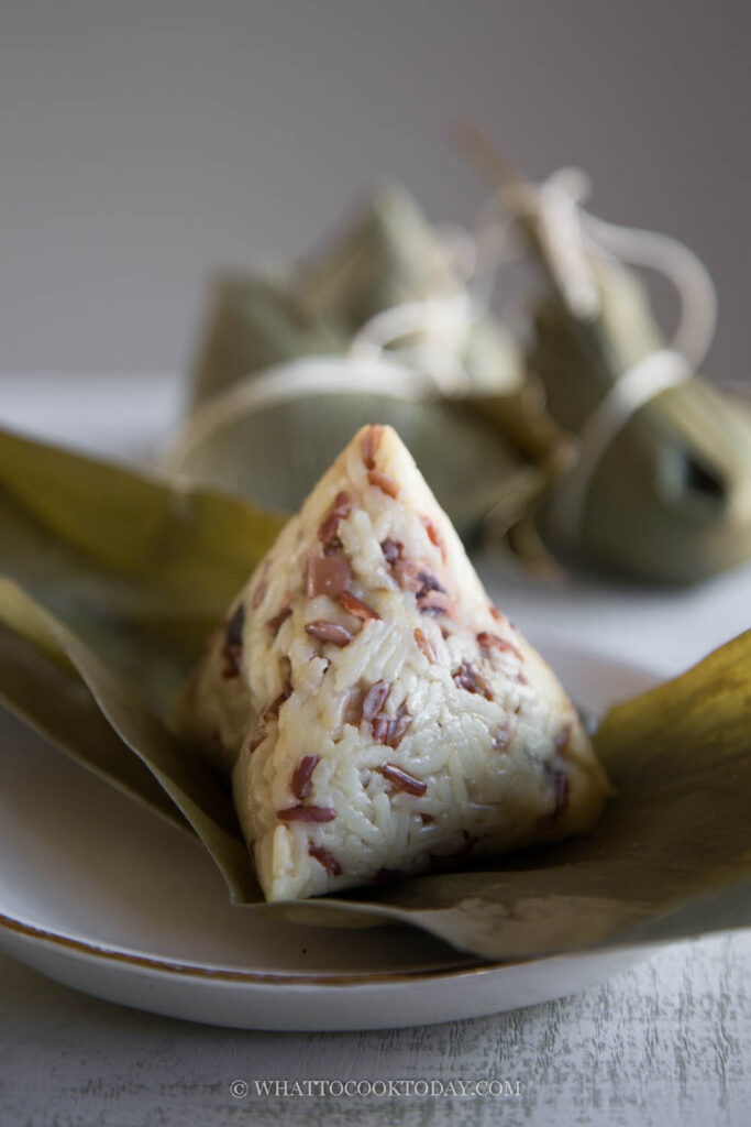 Long-grain Rice Zongzi (Instant Pot or Stove-top)