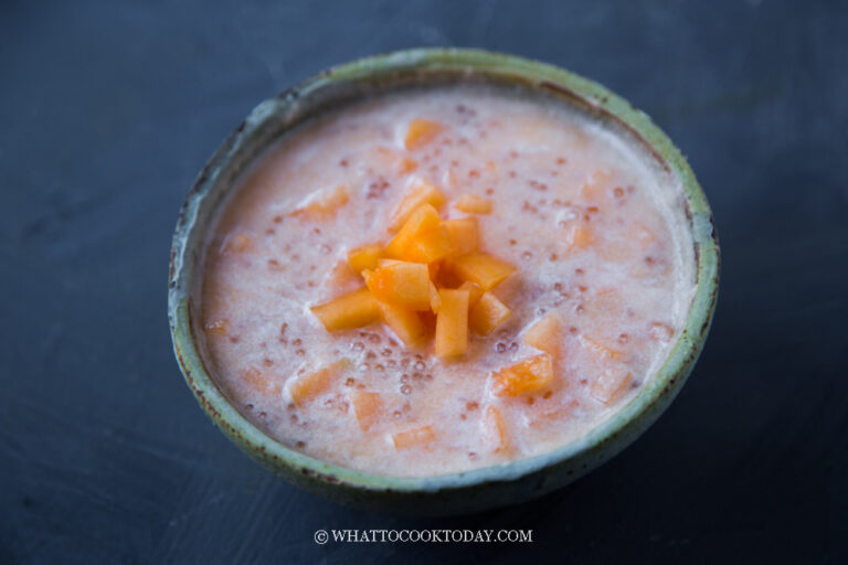 Honeydew Melon Sago Dessert (Sai Mai Lo)