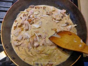 Easy Wafu Creamy Mushroom and Bacon Spaghetti