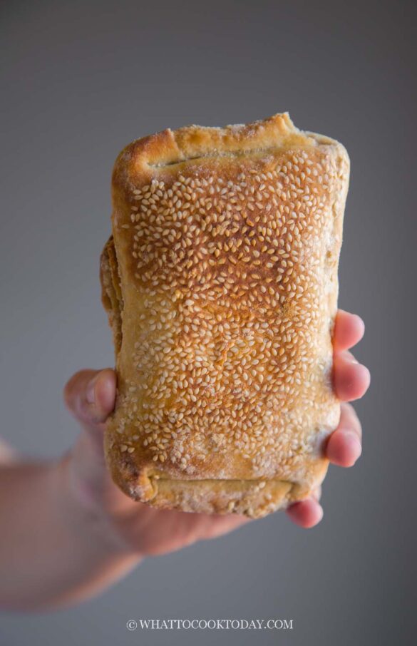 Shao Bing (Chinese Sesame Flat Bread)