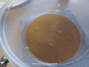 Apam Gula Merah/Apam Kampung (Palm Sugar Steamed Sponge Cake)