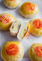 Homemade Banh Pia Durian Mung Bean Pastry