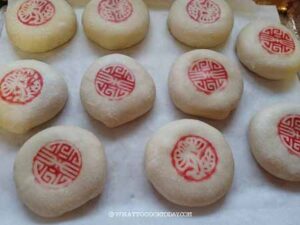 Homemade Banh Pia Durian Mung Bean Pastry